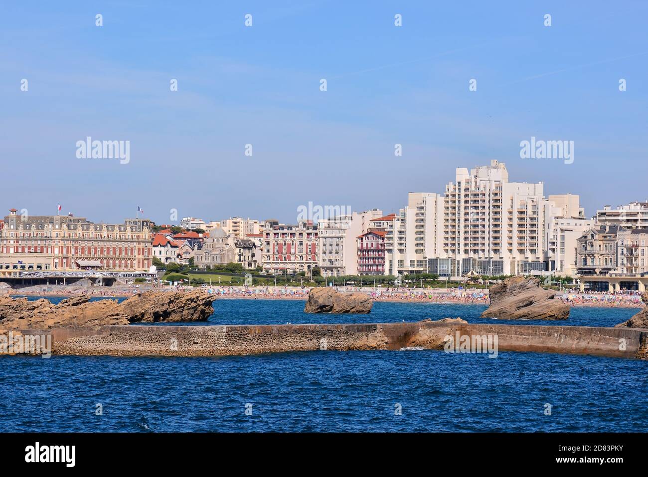 Biarritz beach details hi-res stock photography and images - Alamy