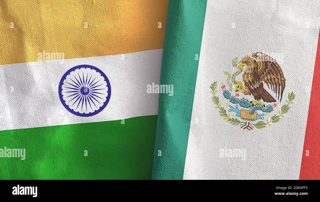 Mexico india flag hi-res stock photography and images - Alamy
