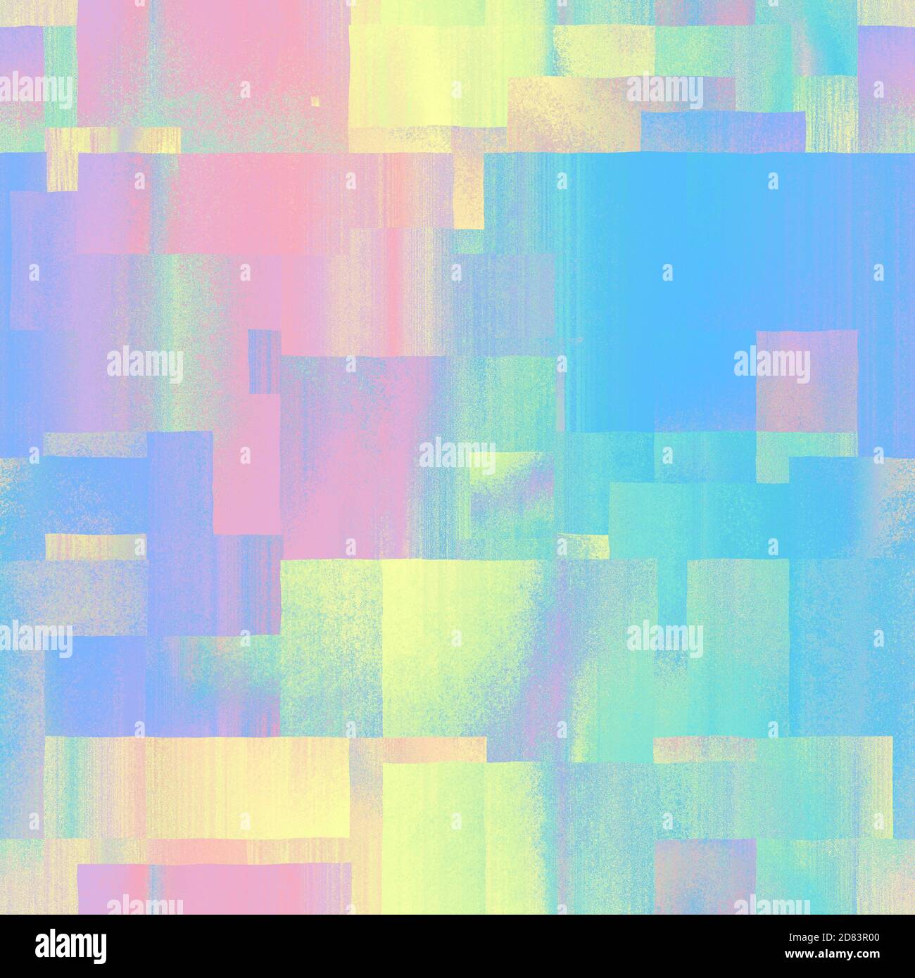 Seamless rectangle geo tile mosaic pattern swatch Stock Photo - Alamy