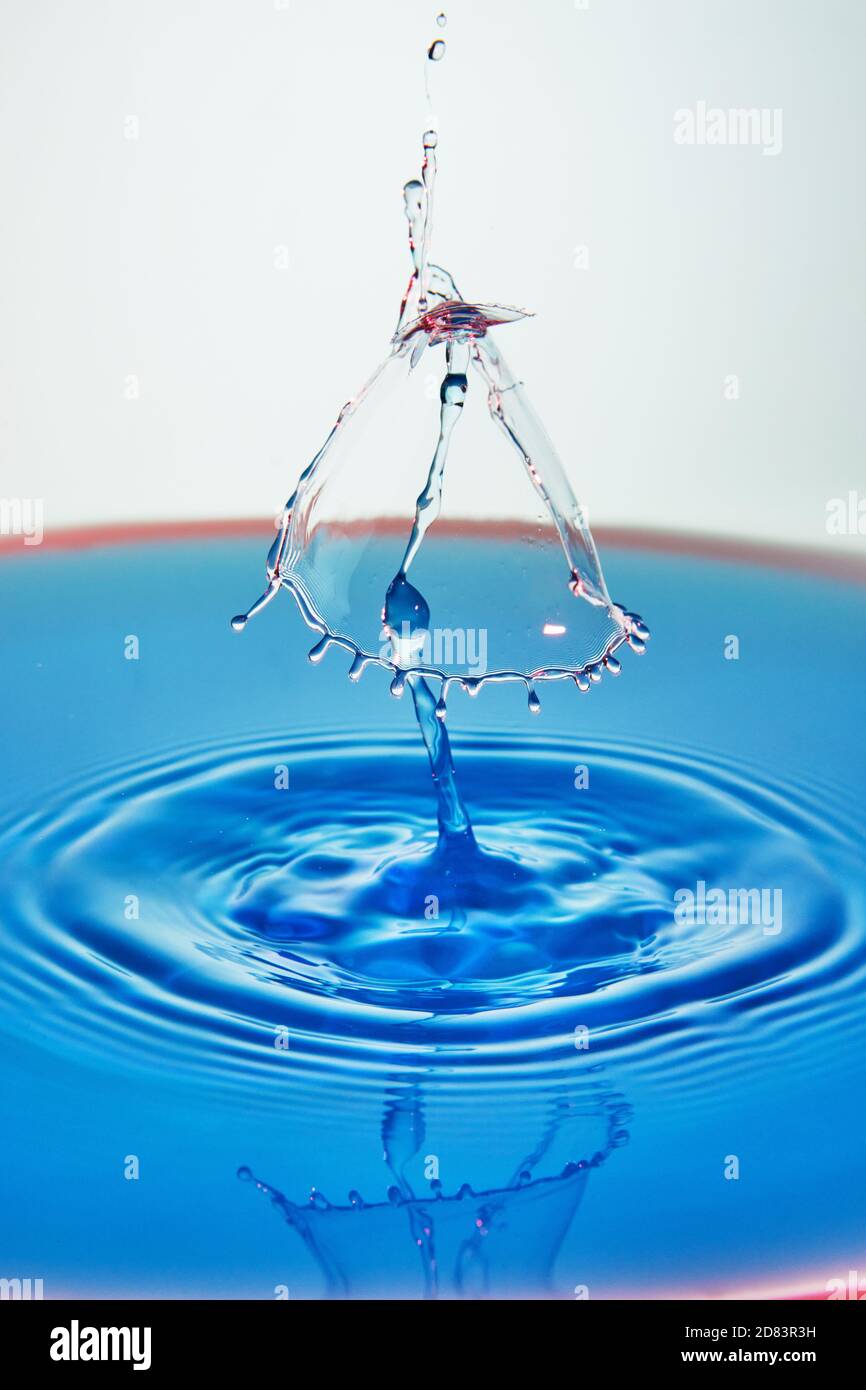 Abstract Background Of Splash Of Color Water Collision Of Colored Drops The Concept Art With