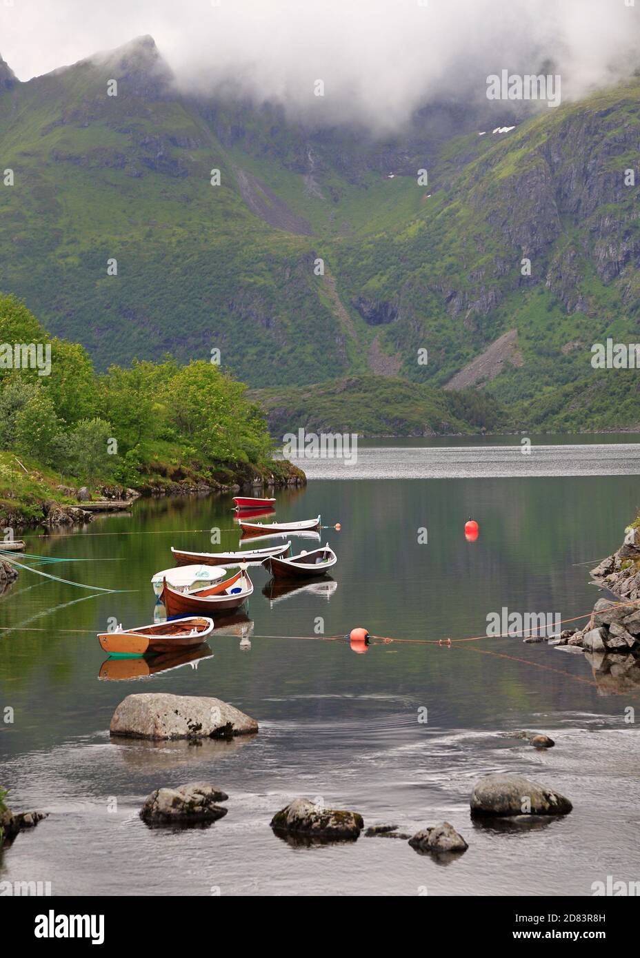 Fjord landscape with small islands hi-res stock photography and images ...