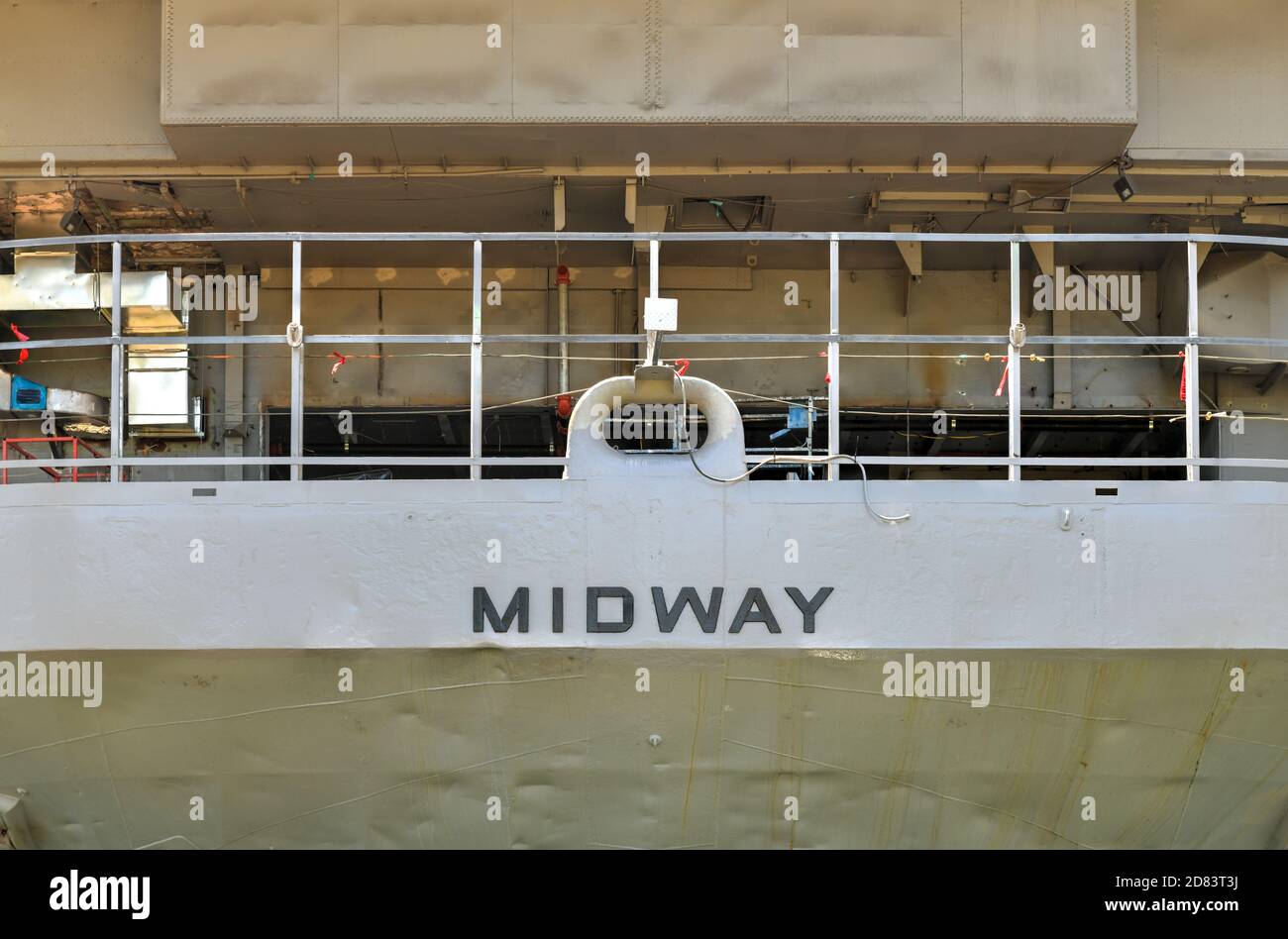 USS Midway was an aircraft carrier of the United States Navy, the lead ...