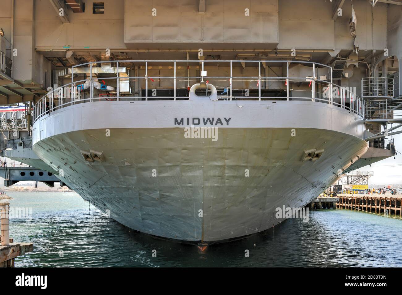 USS Midway was an aircraft carrier of the United States Navy, the lead ...
