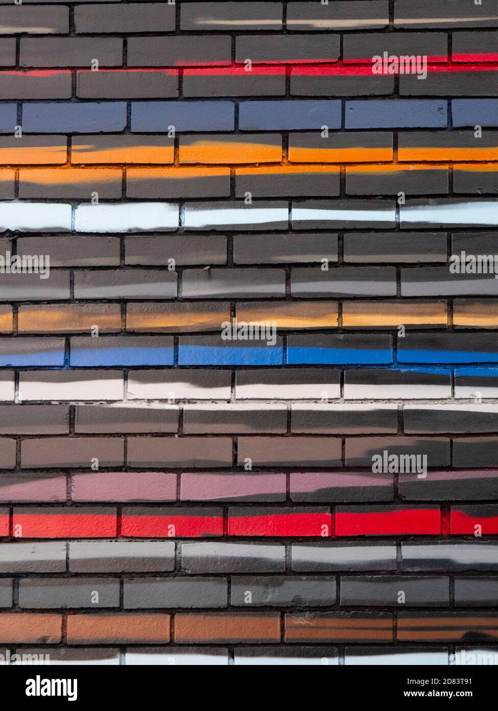 Painted brick texture hi-res stock photography and images - Alamy