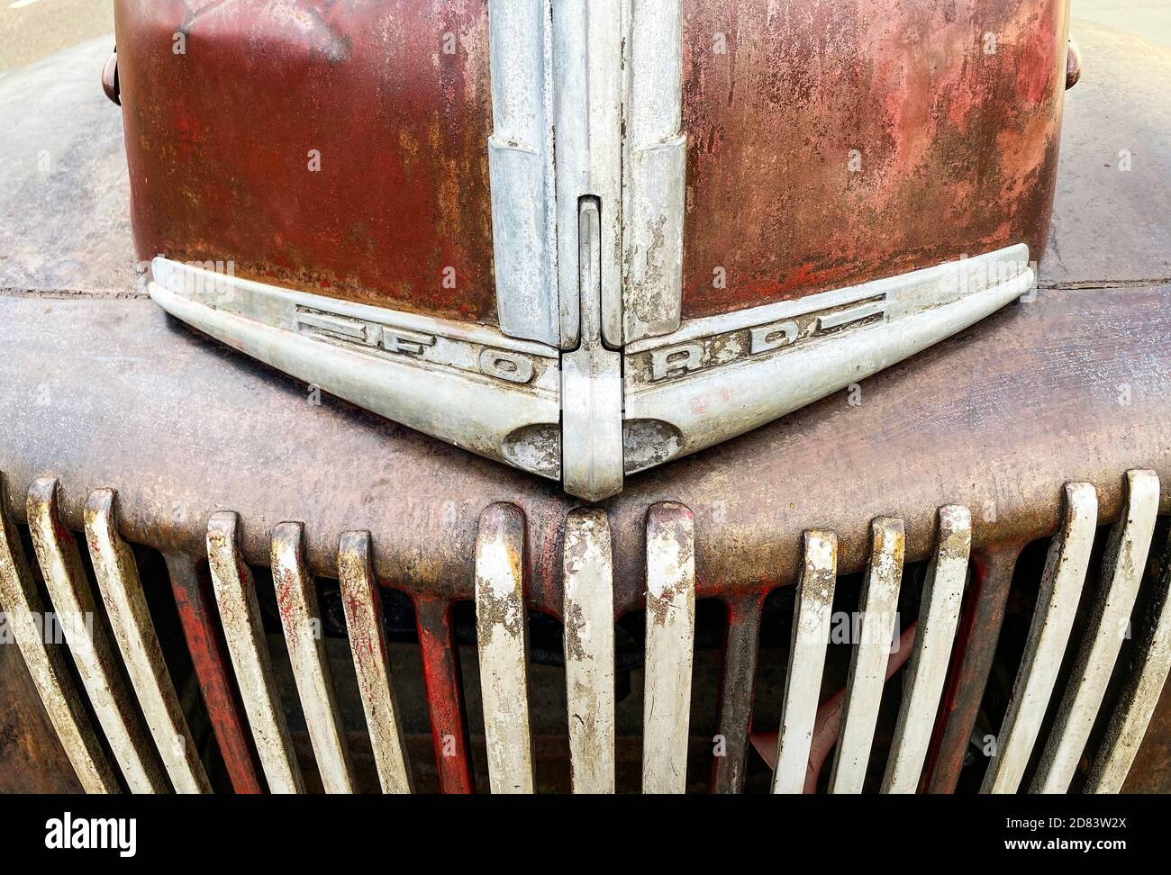 Oldtimer Ford 1 ½ Ton Pickup, built circa 1945 in USA, with full width ...