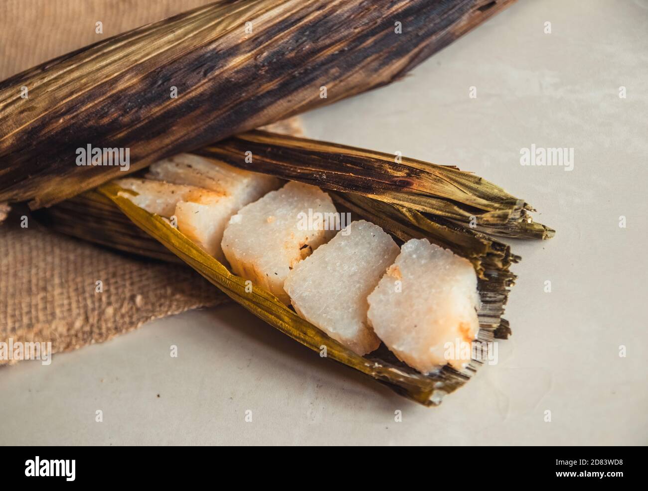 Brazilian traditional dessert. Bolo de tapioca (mane doido, pe de zumbi ...