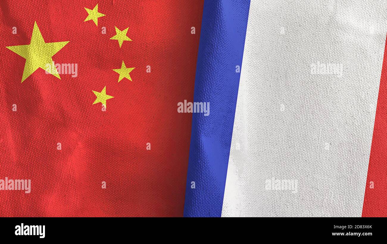 China Vs France Flags High Resolution Stock Photography and Images - Alamy