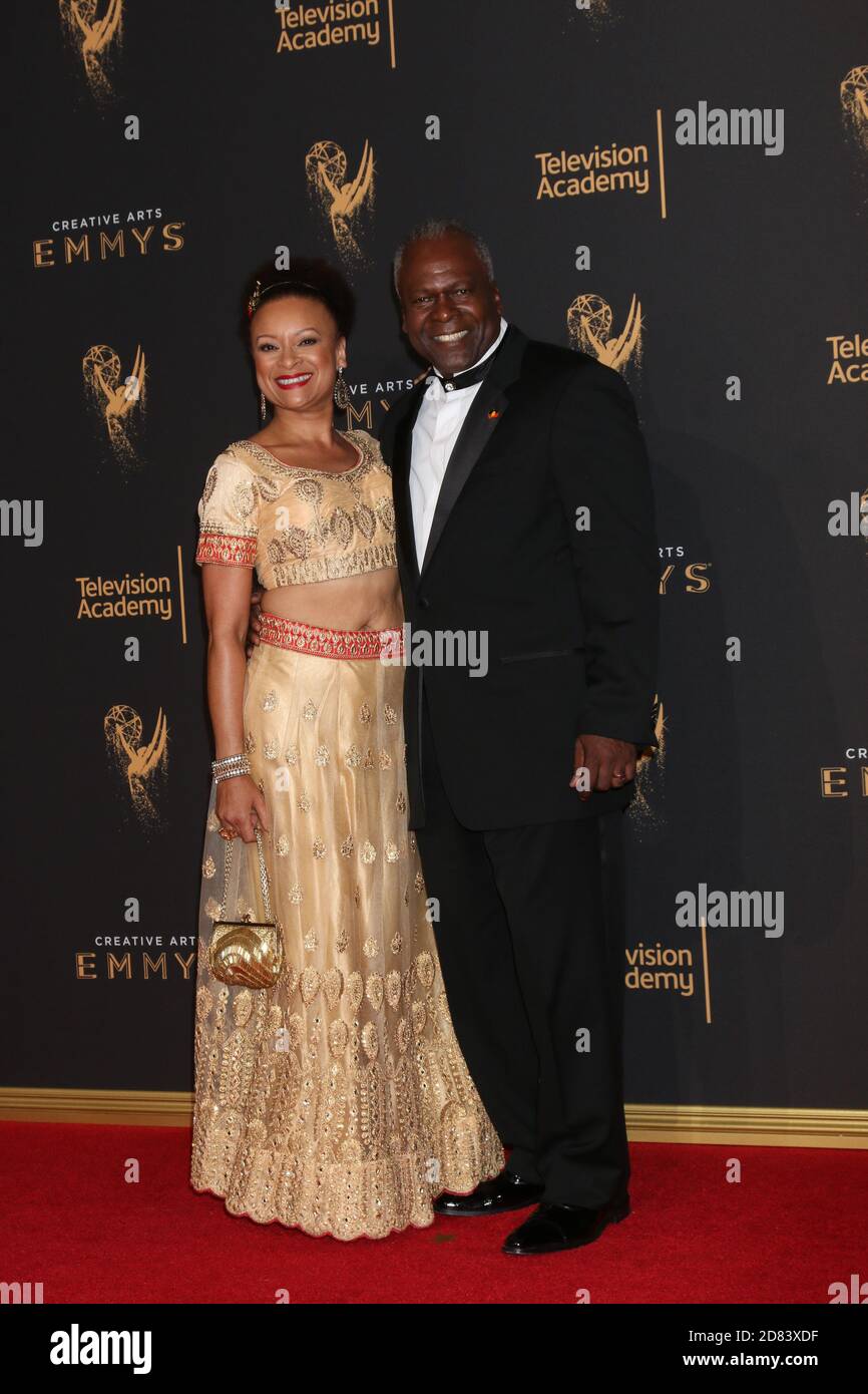 LOS ANGELES - SEP 10: Guest, Kim Estes at the 2017 Creative Emmy Awards ...