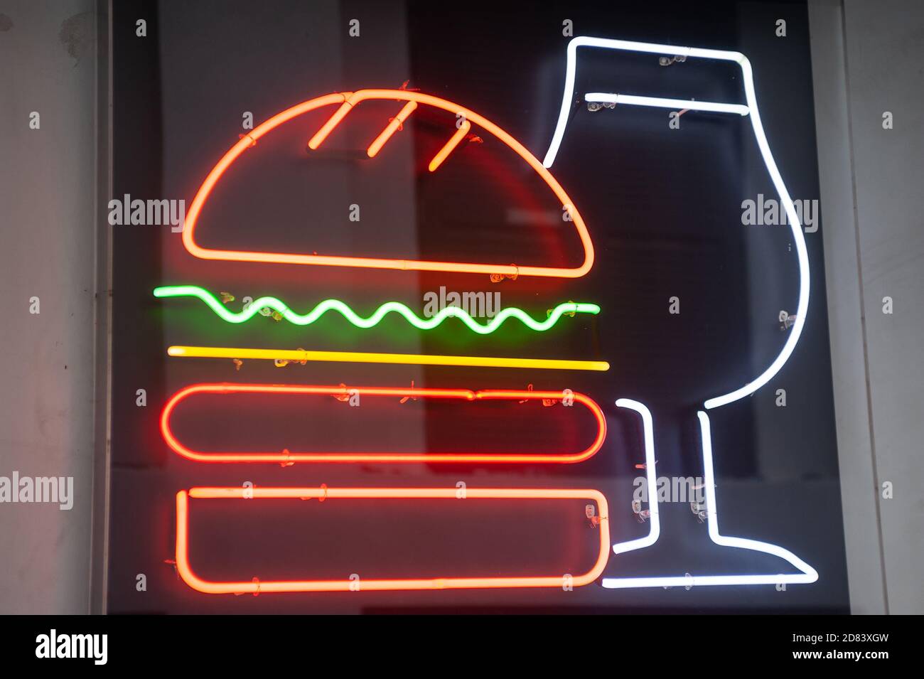 16.10.2020, Singapore, Republic of Singapore, Asia - A luminous ...