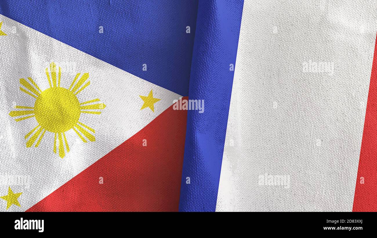 Philippines france flag hi-res stock photography and images - Alamy