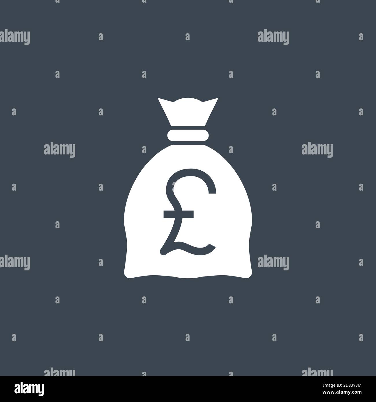 Money Bag with Pound related vector glyph icon Stock Vector Image & Art ...