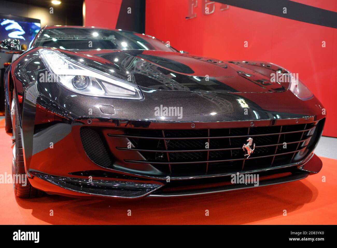 vienna, austria, jan 09 2019, vienna autoshow, ferrari Stock Photo - Alamy