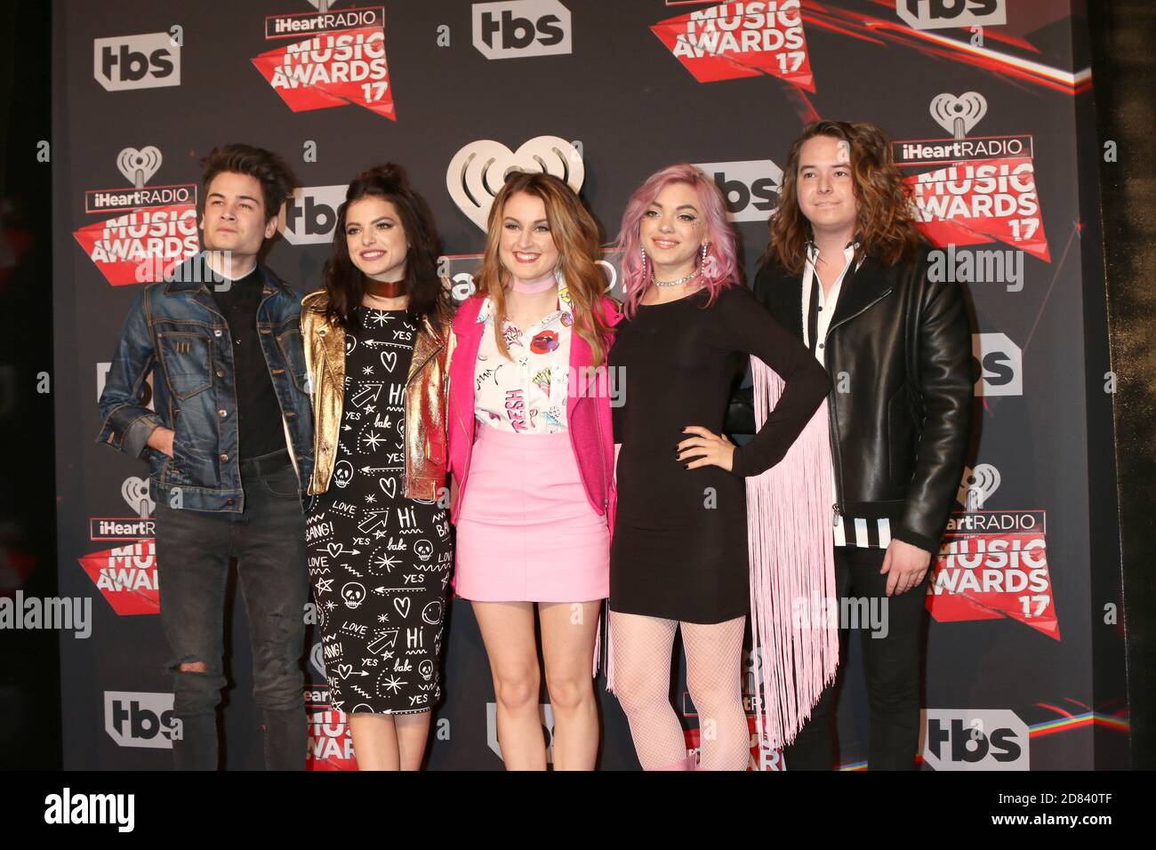 LOS ANGELES - MAR 5: Hey Violet, Iain Shipp, Nia Lovelis, Miranda ...