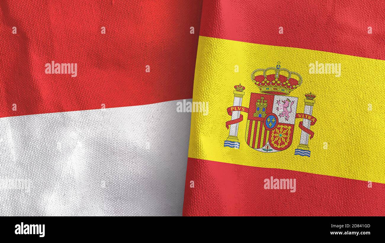 Indonesia spain flag hi-res stock photography and images - Alamy