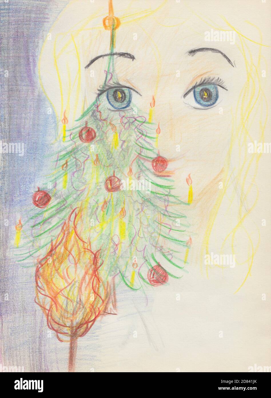 The Little Match Girl. The little girl with the matchsticks. A fairy ...