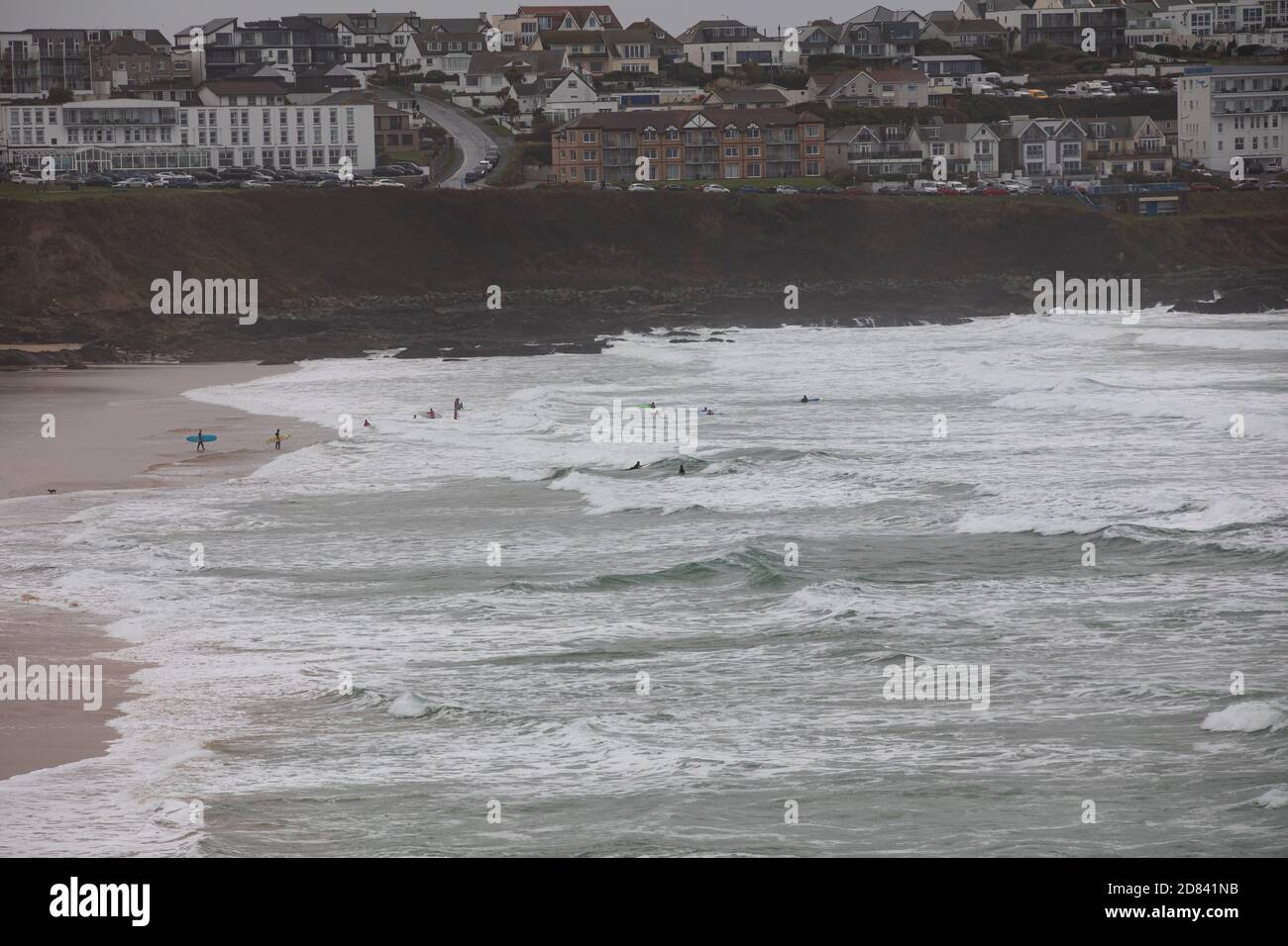 Surfers ride storm waves hi-res stock photography and images - Alamy