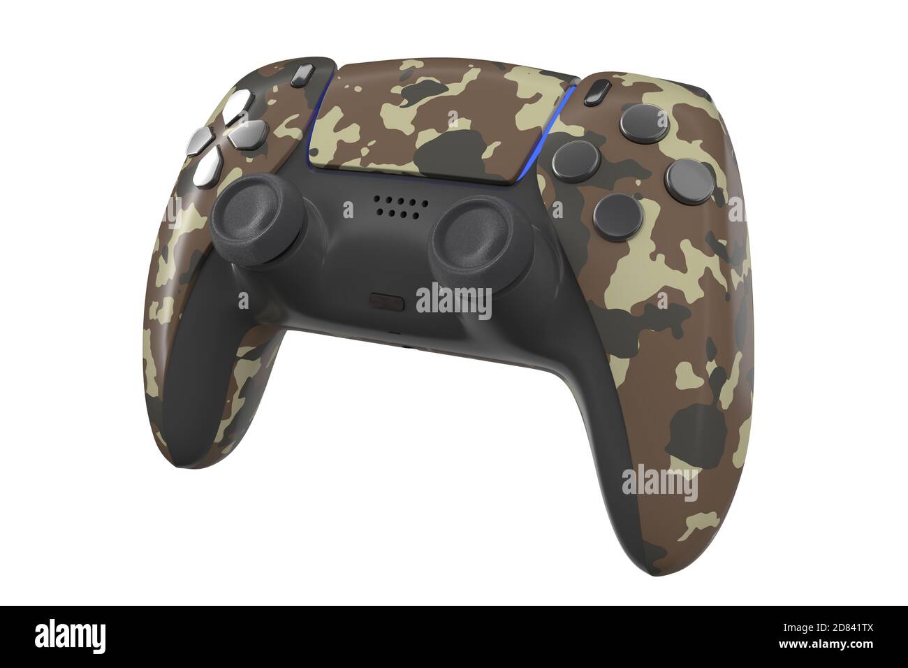 Realistic video game controller isolated on white with clipping path ...