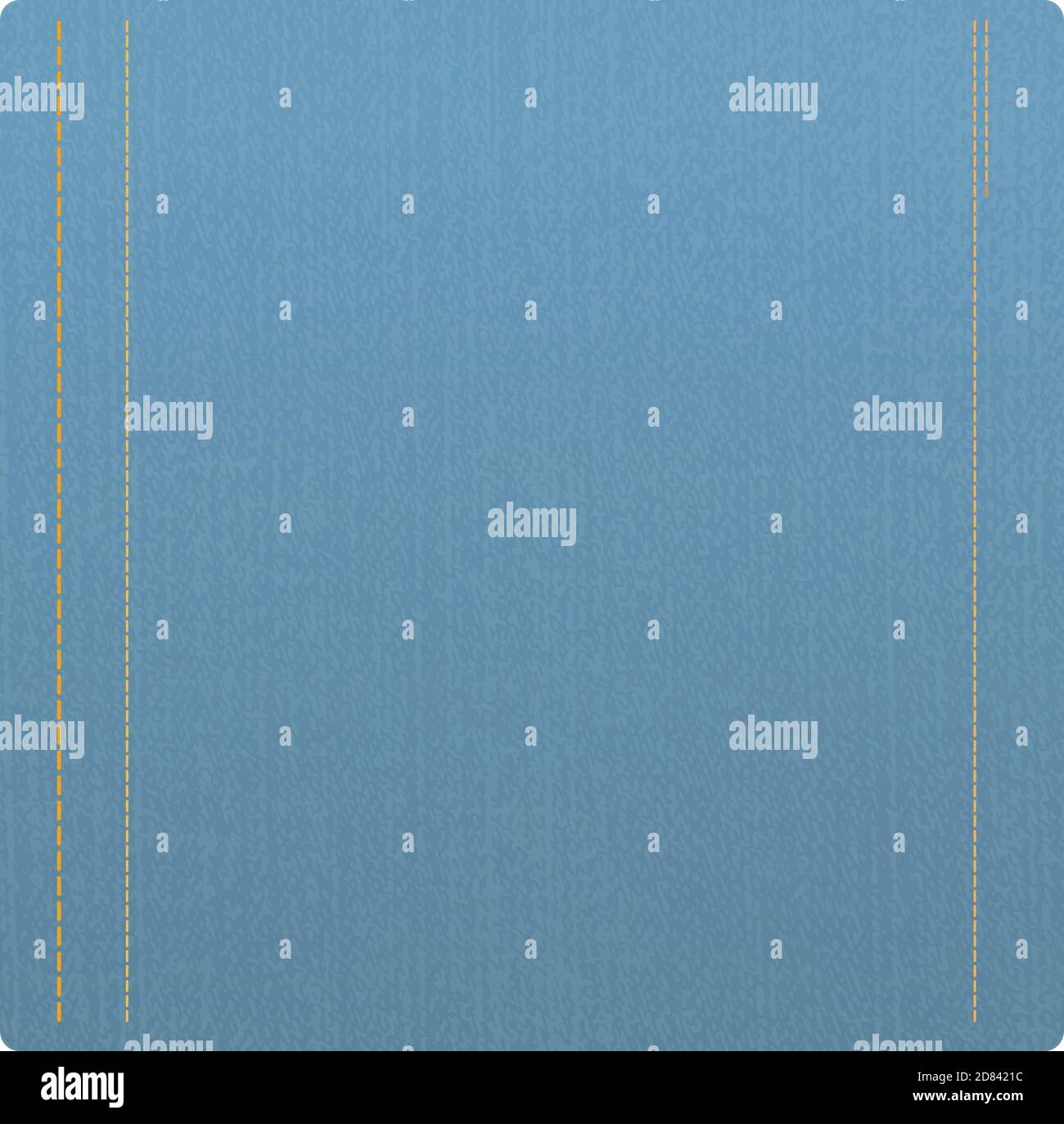 Set of realistic sewing stitches on jeans background. Realistic denim ...