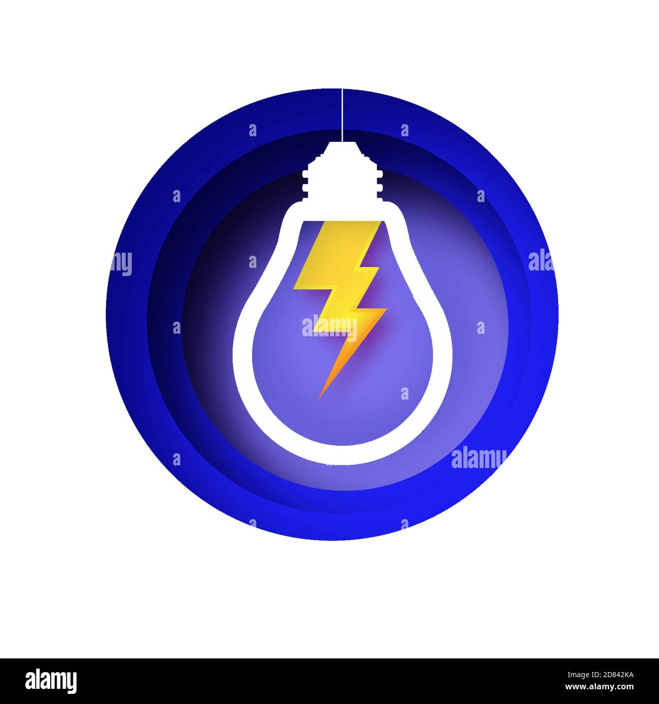 Blue lightning bolt Cut Out Stock Images & Pictures - Alamy