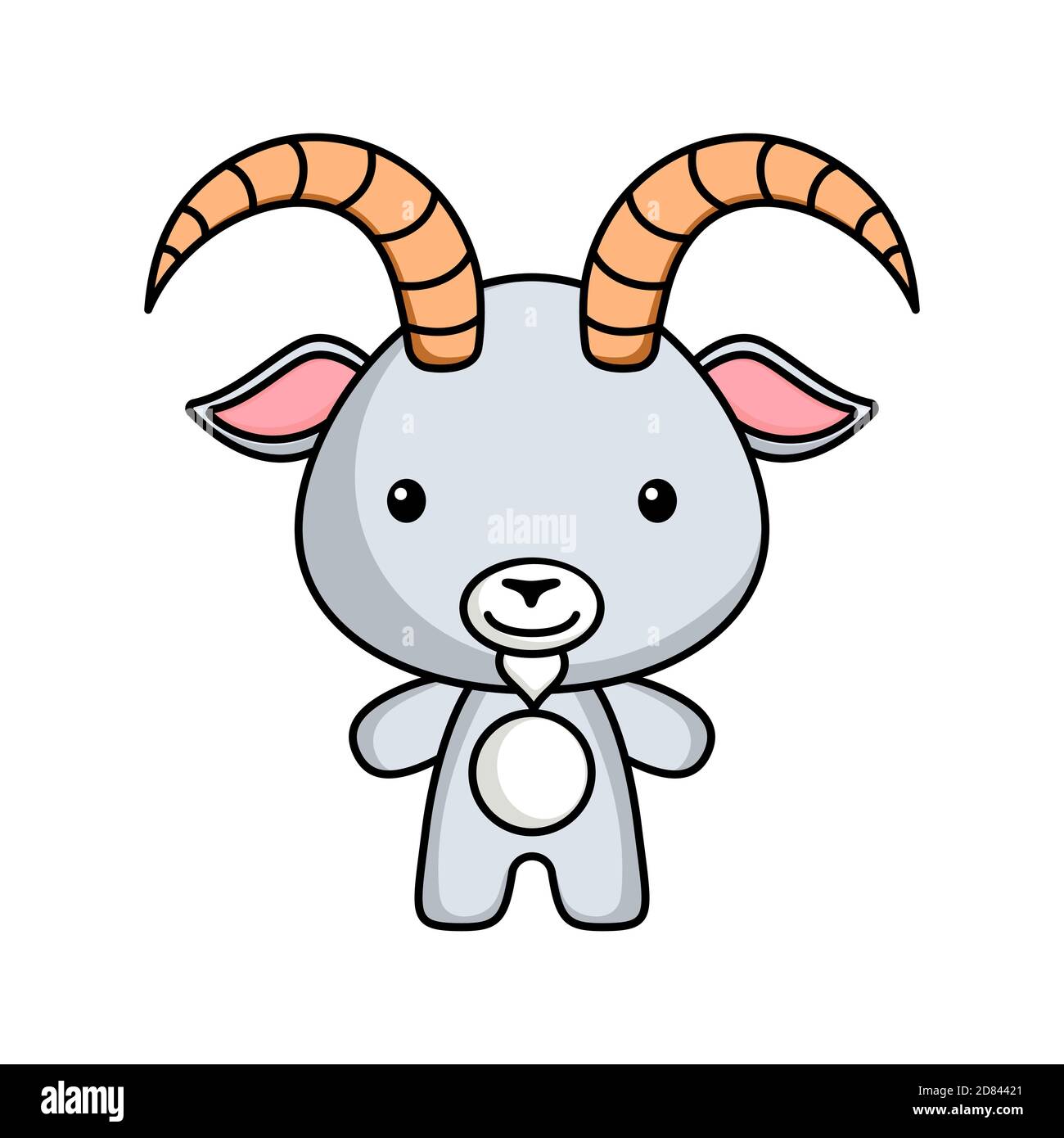 Cute Goat Cartoon