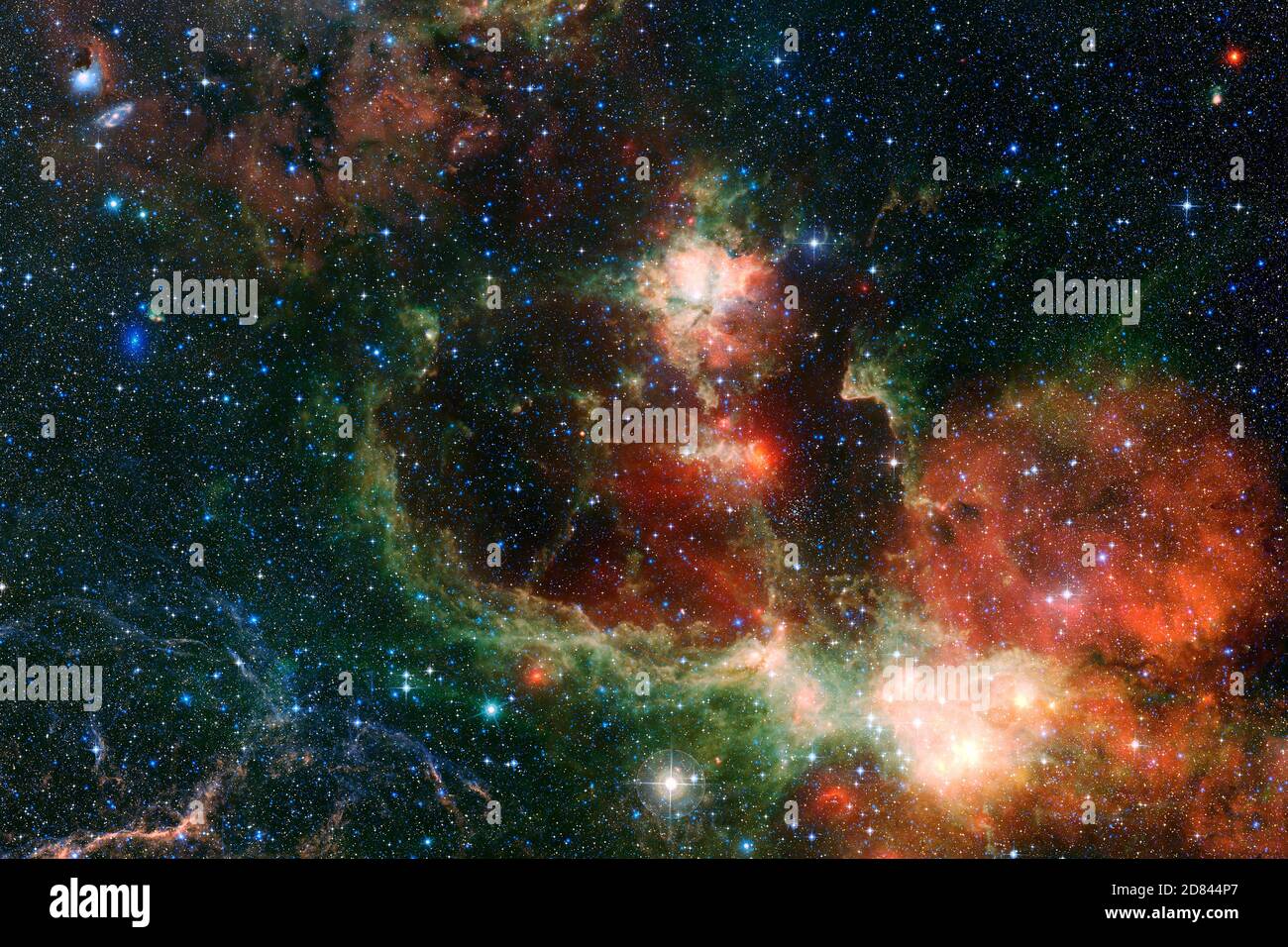 Deep space. Awesome science fiction render. Elements of this image ...
