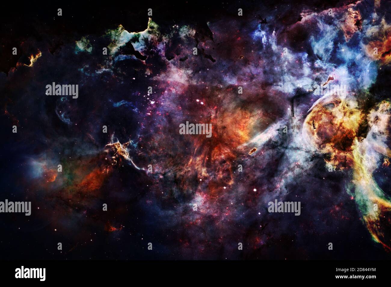 Cluster of stars. Starfield. Nebula. Elements of this image furnished ...