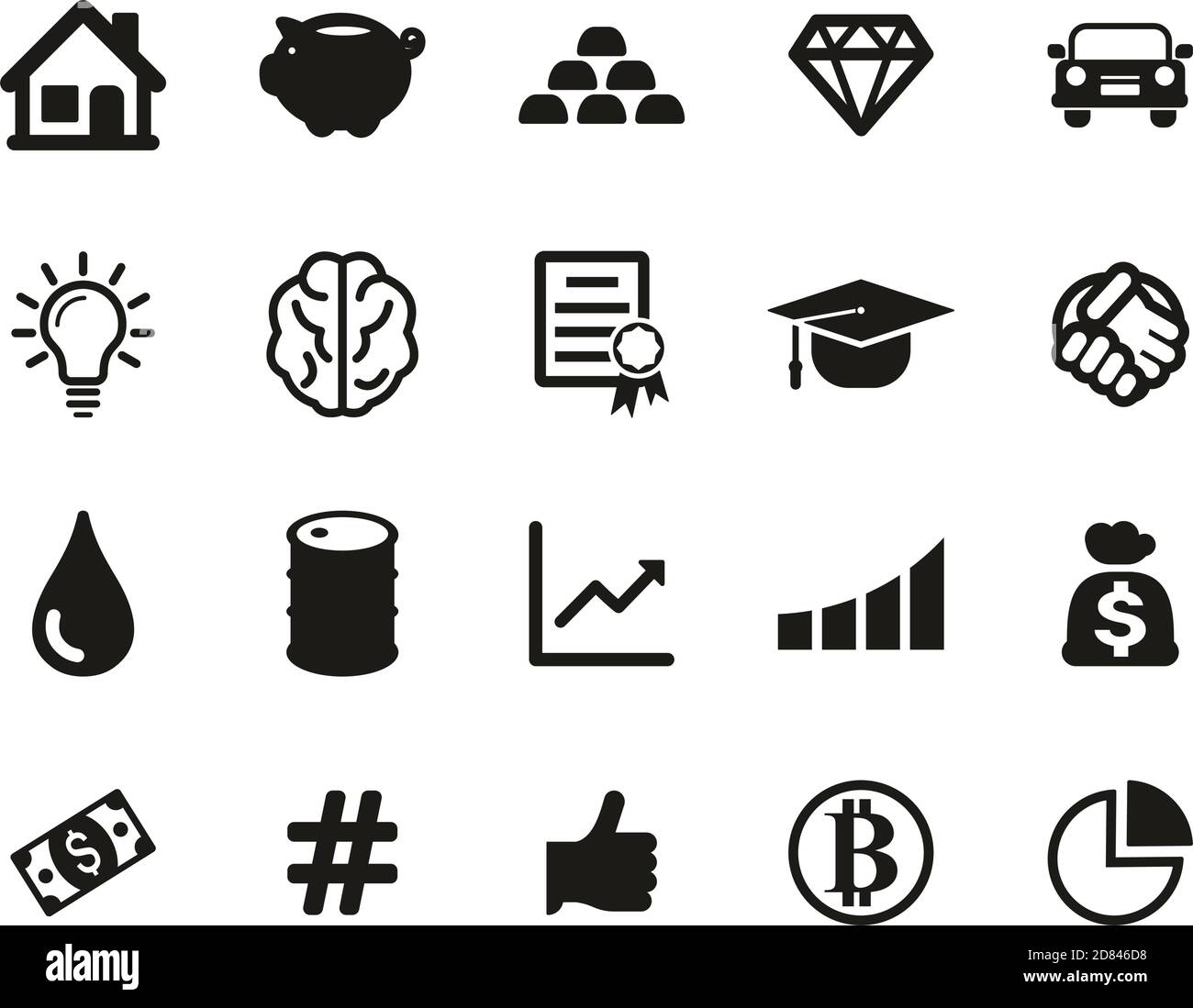 Investment knowledge icon line Stock Vector Images - Alamy
