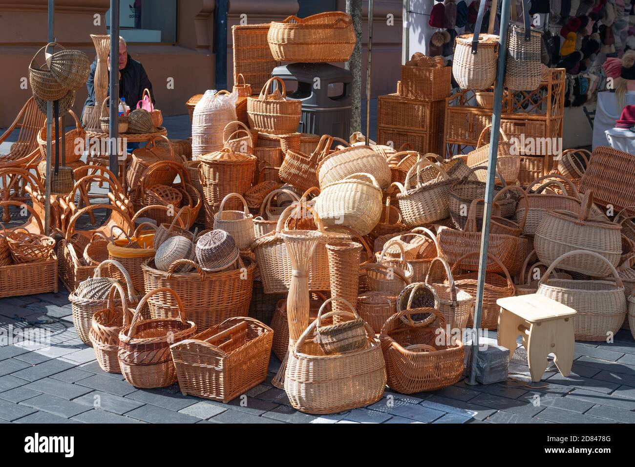 Group of baskets hi-res stock photography and images - Alamy