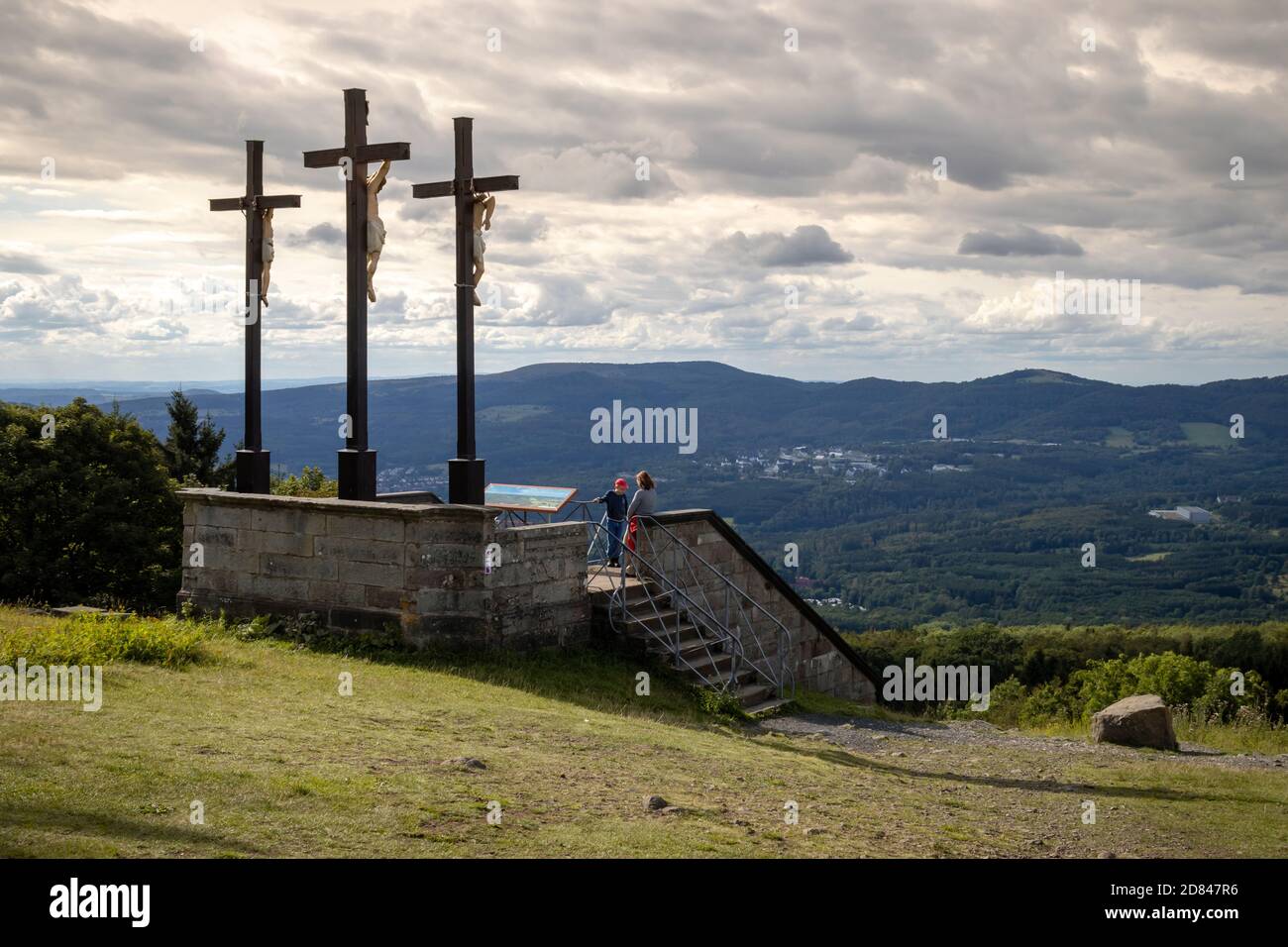 Religious monument at Kreuzberg Monastery in Germany Stock Photo - Alamy
