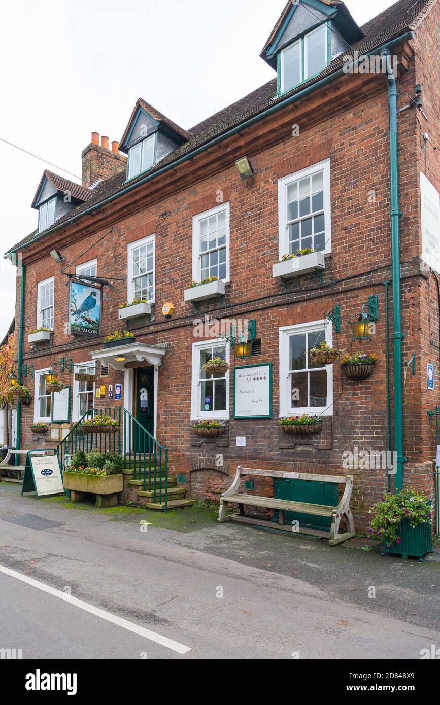 The Falcon Inn, a pub and restaurant situated in the village of Denham ...