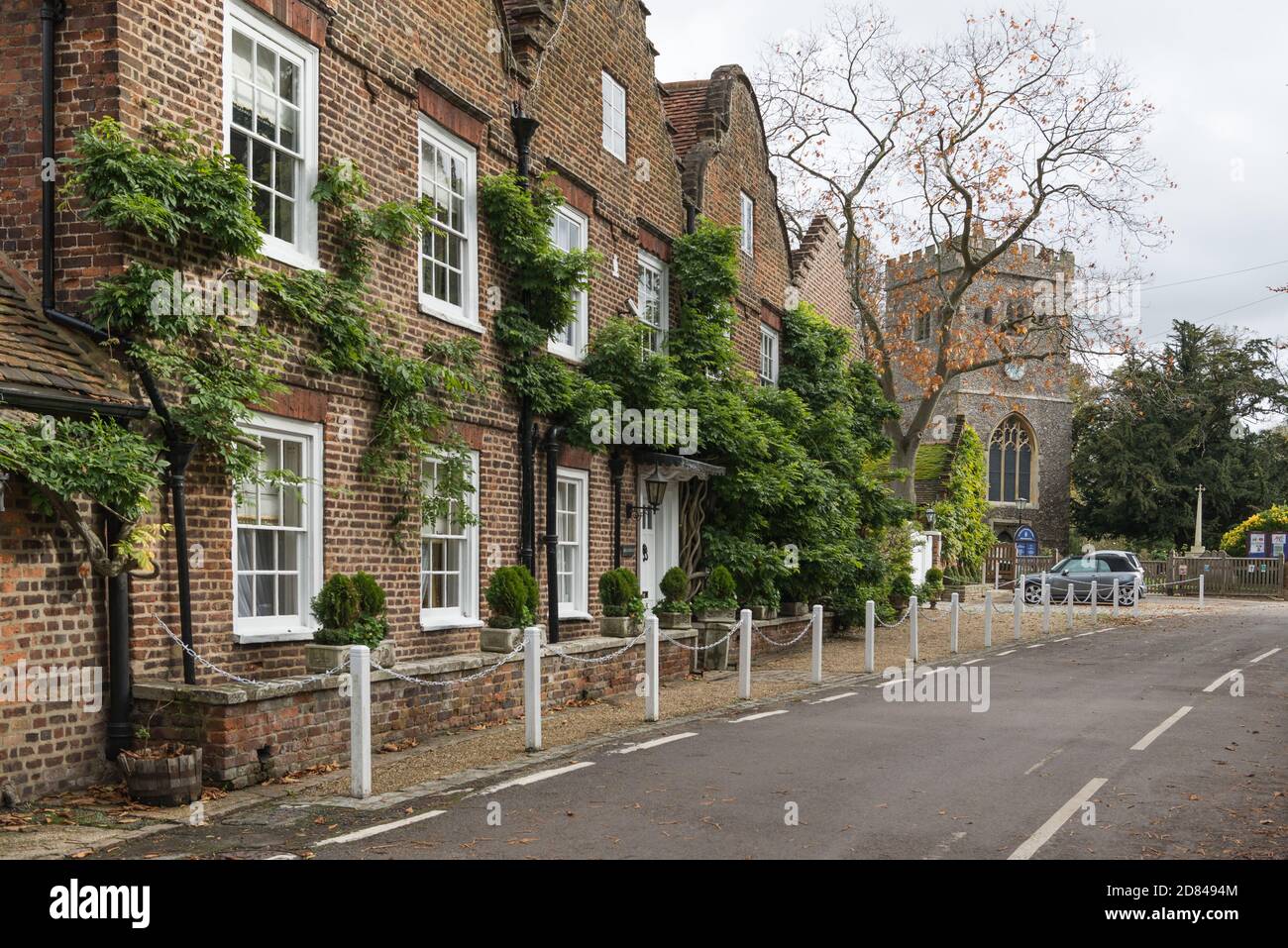 Hills House, in the village of Denham, Buckinghamshire. Former home of ...