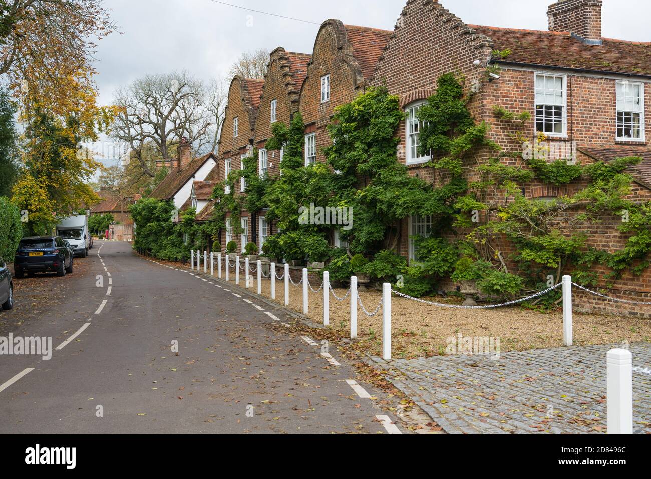 Hills House, in the village of Denham, Buckinghamshire. Former home of ...