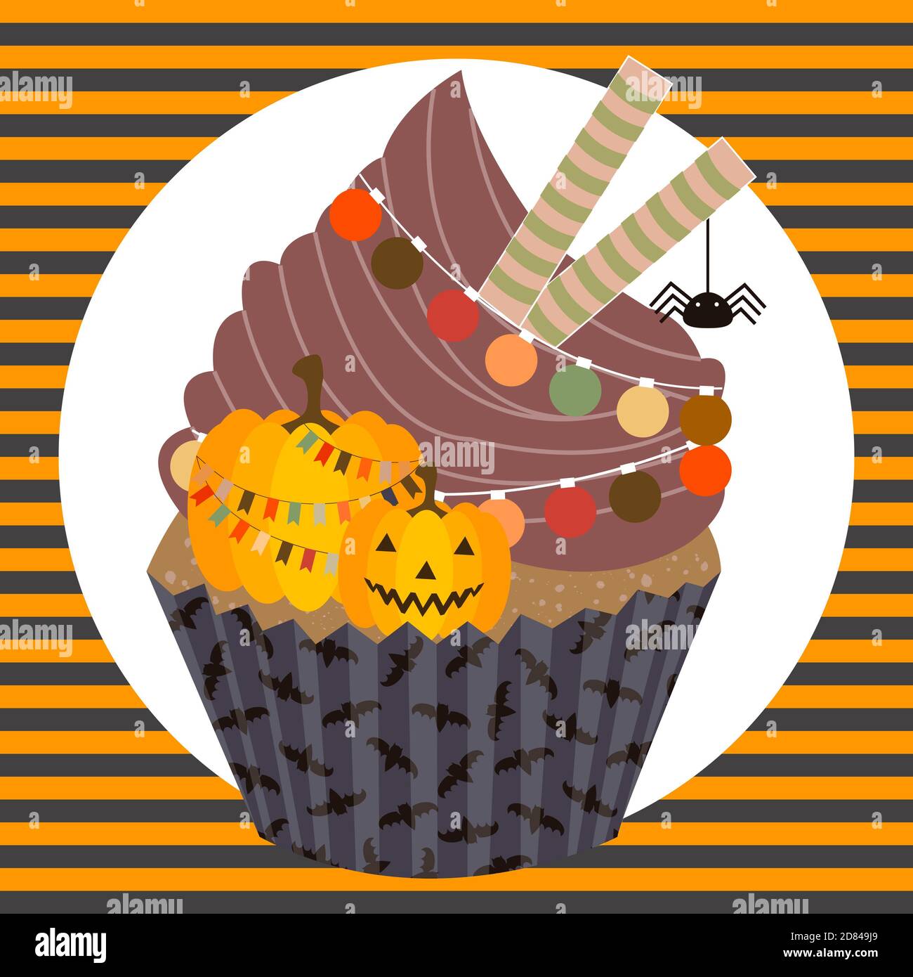 Cute kawaii halloween vector hi-res stock photography and images - Alamy