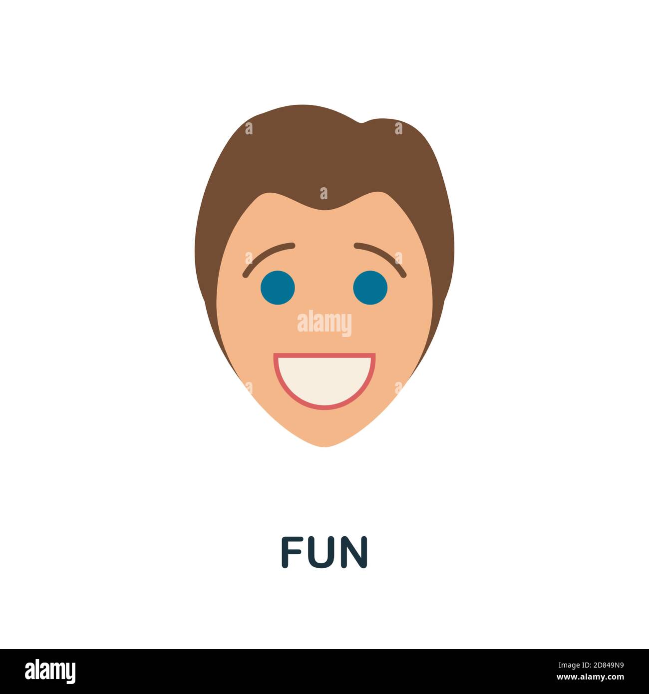 Fun icon. Simple element from core values collection. Creative Fun icon ...