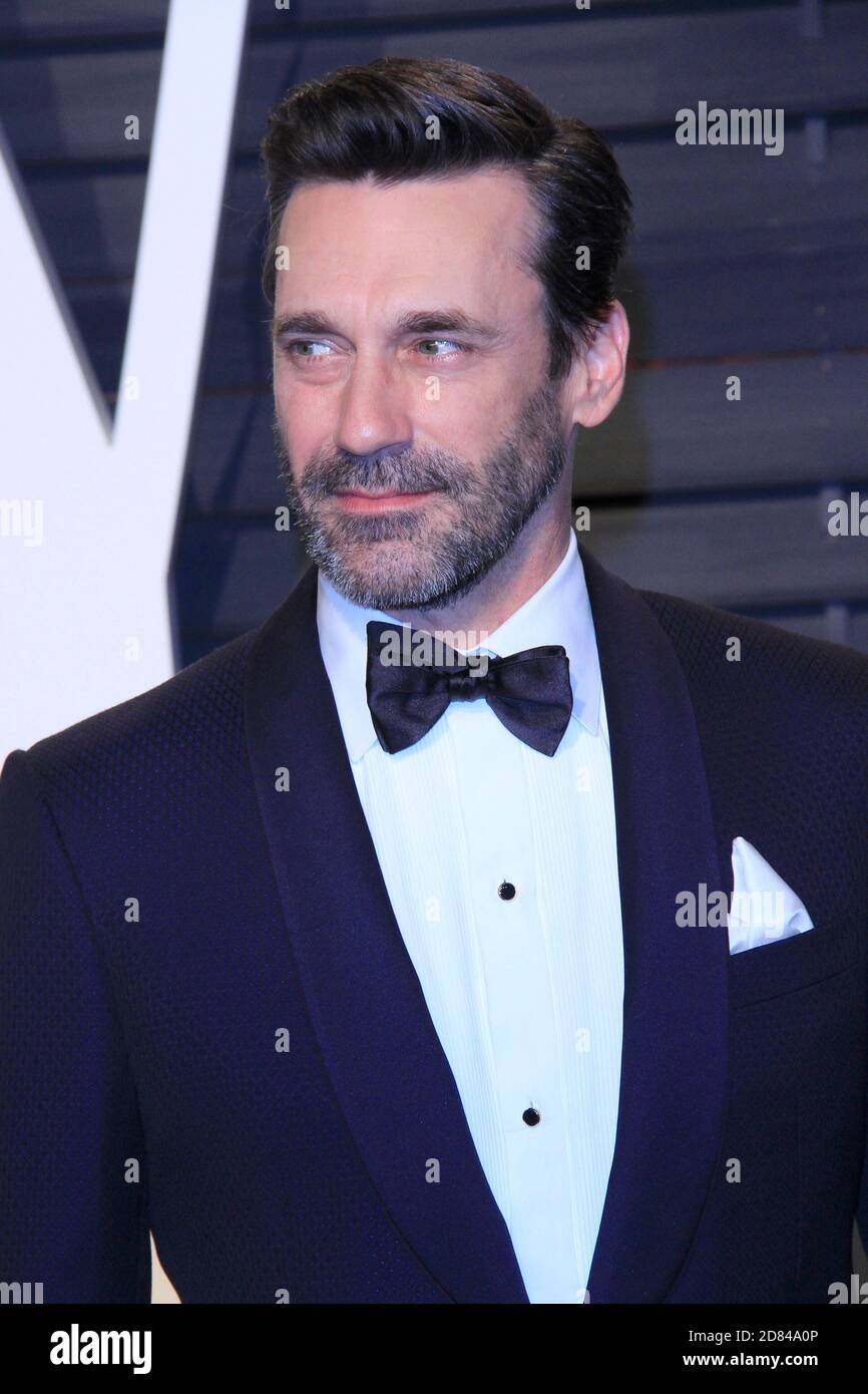 LOS ANGELES - FEB 26: Jon Hamm at the 2017 Vanity Fair Oscar Party at ...