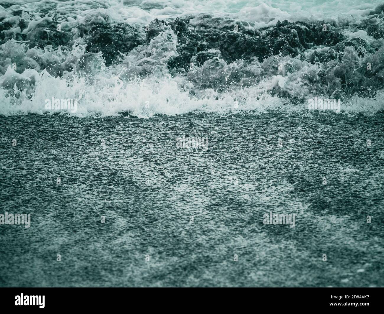 Detail foamy waves sea hi-res stock photography and images - Alamy