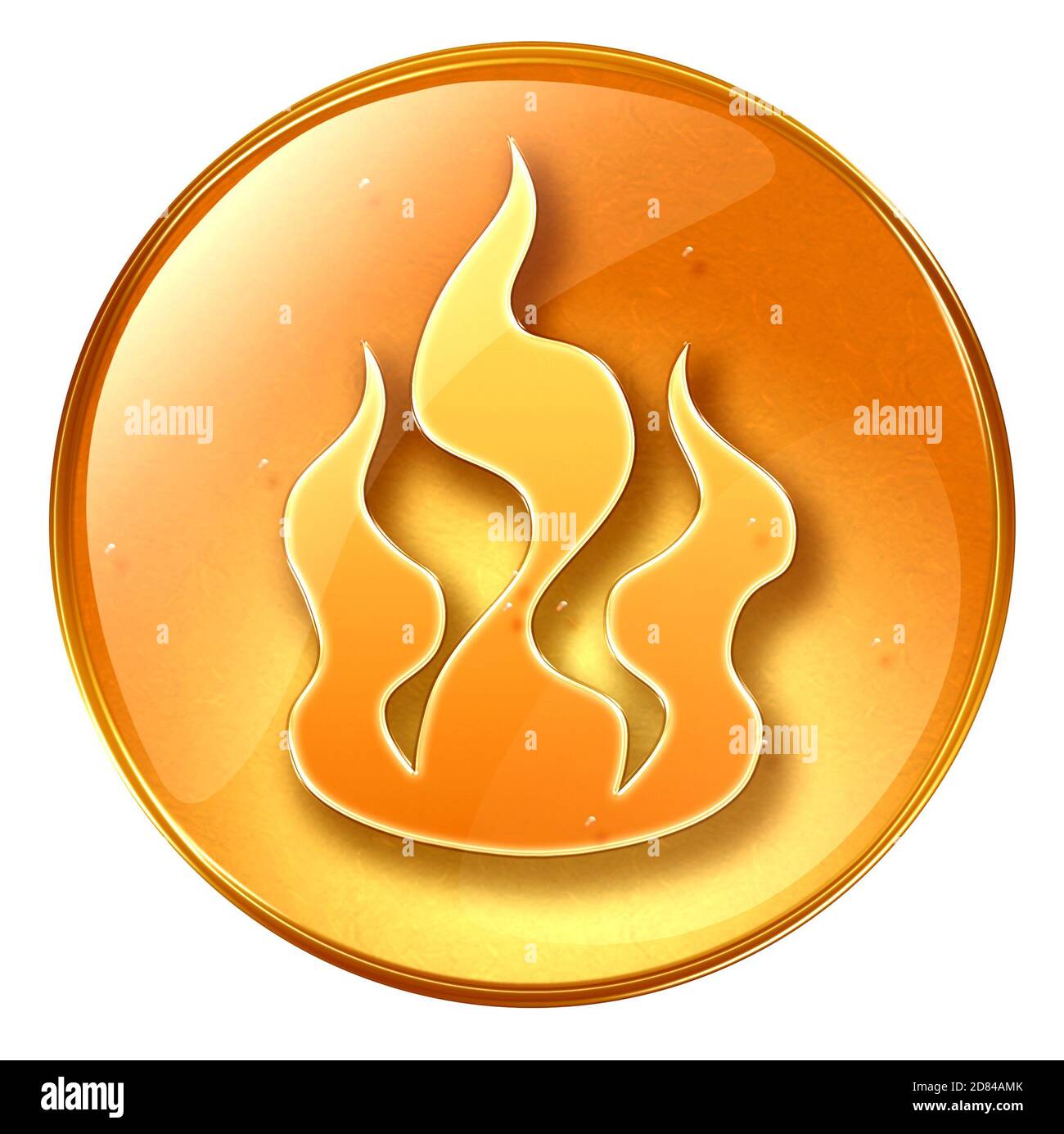 Industry warning sign yellow, isolated on white background Stock Photo ...