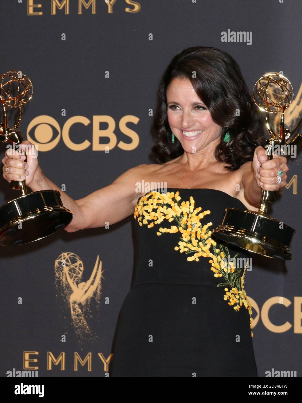 LOS ANGELES - SEP 17: Julia Louis-Dreyfus at the 69th Primetime Emmy ...