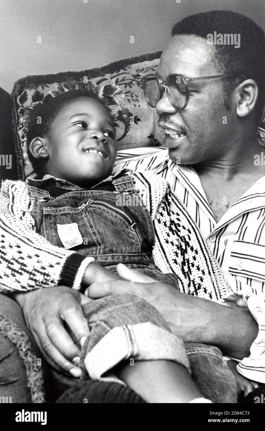 Father and son UK 1988 Stock Photo - Alamy