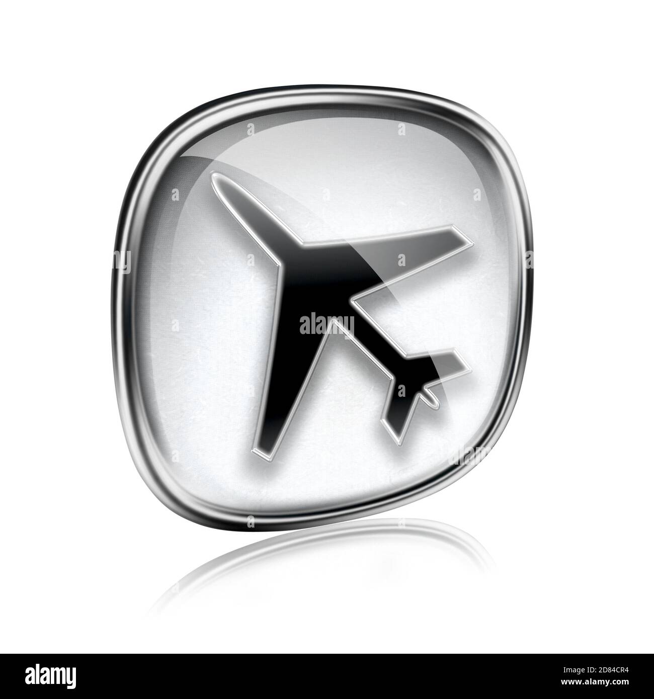 Information icon grey glass, isolated on white background Stock Photo ...