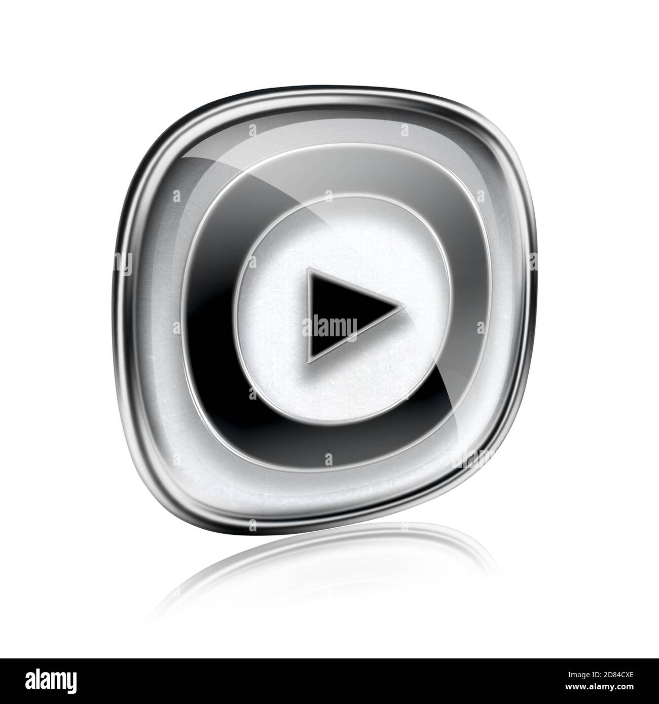 Electronic button icon play player Cut Out Stock Images & Pictures - Alamy