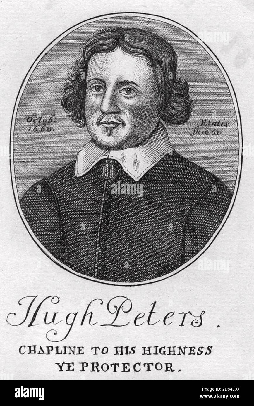 HUGH PETERS (1598-1660) aka Hugh Peters, English preacher in the New ...