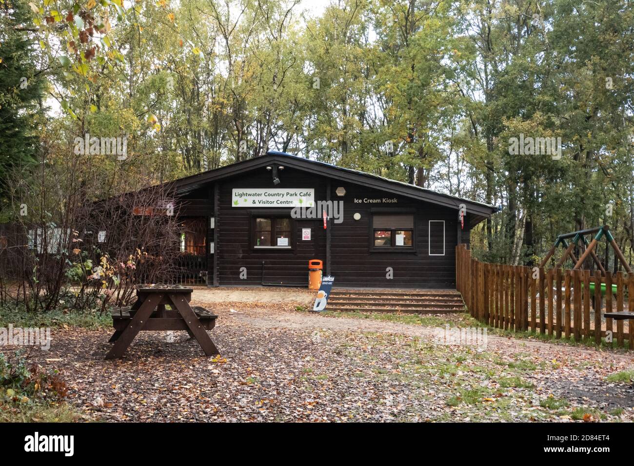 Lightwater Country Park Cafe and Visitor Centre in Surrey, UK, among ...