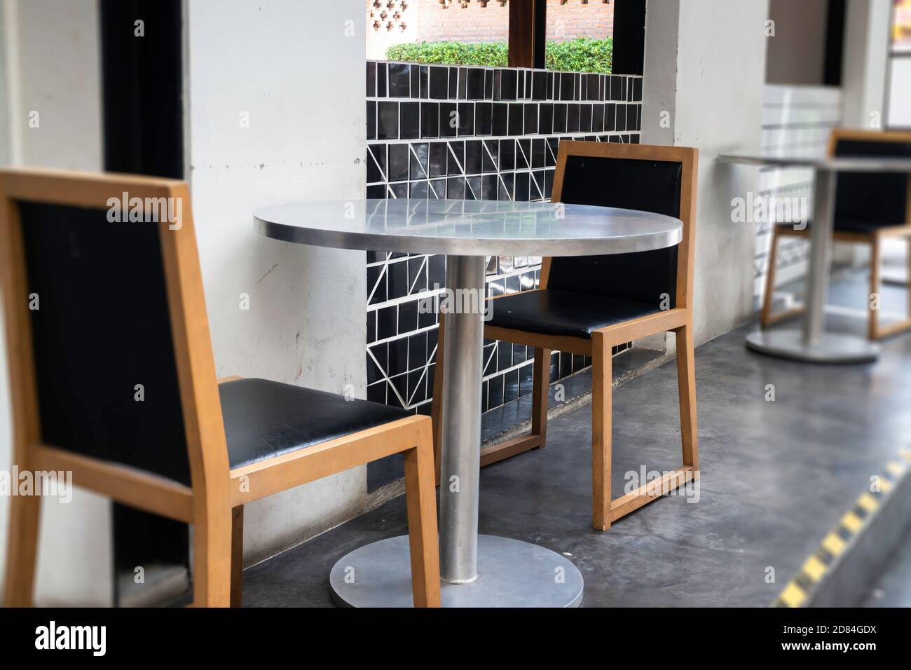 Loft design of coffee shop furniture, stock photo Stock Photo - Alamy