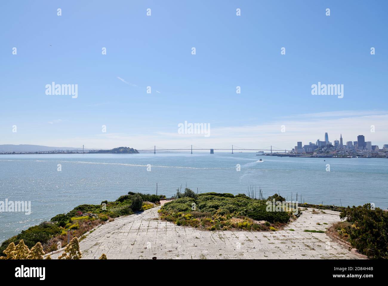 View from Alcatraz Island, San Francisco, California, USA Stock Photo ...