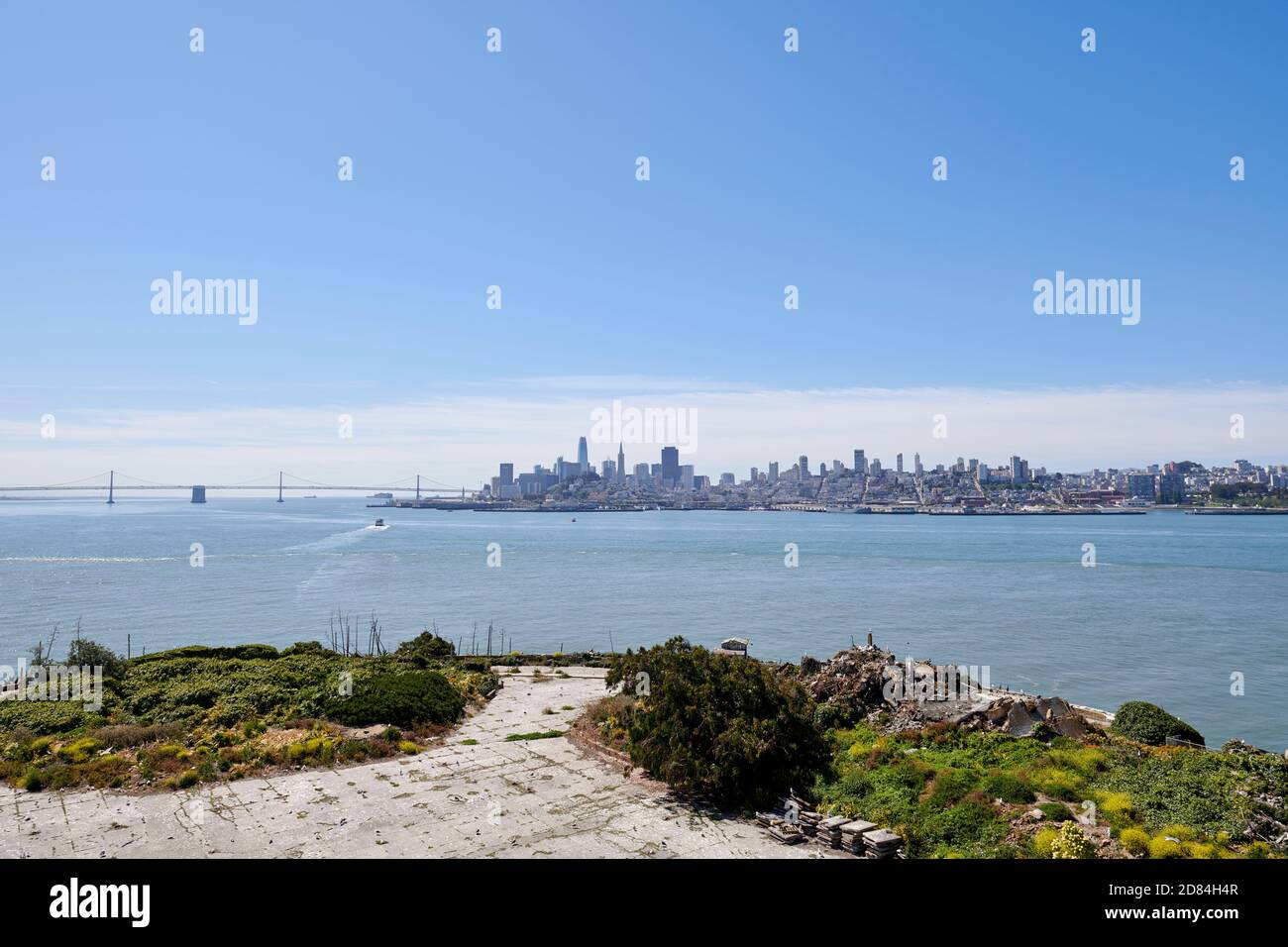 View from Alcatraz Island, San Francisco, California, USA Stock Photo ...