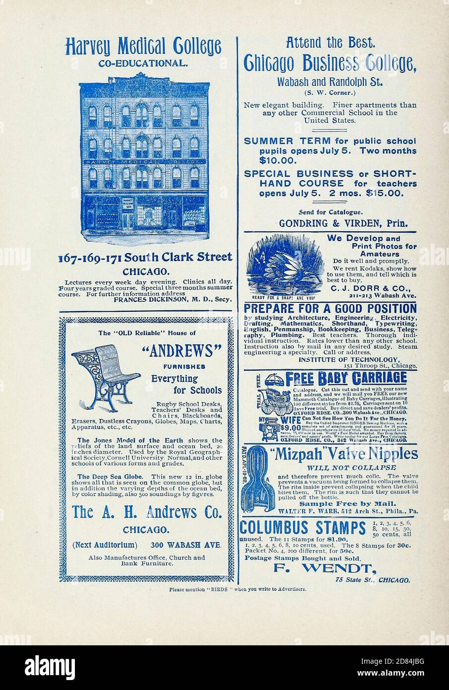 1800s magazine ads hi-res stock photography and images - Alamy