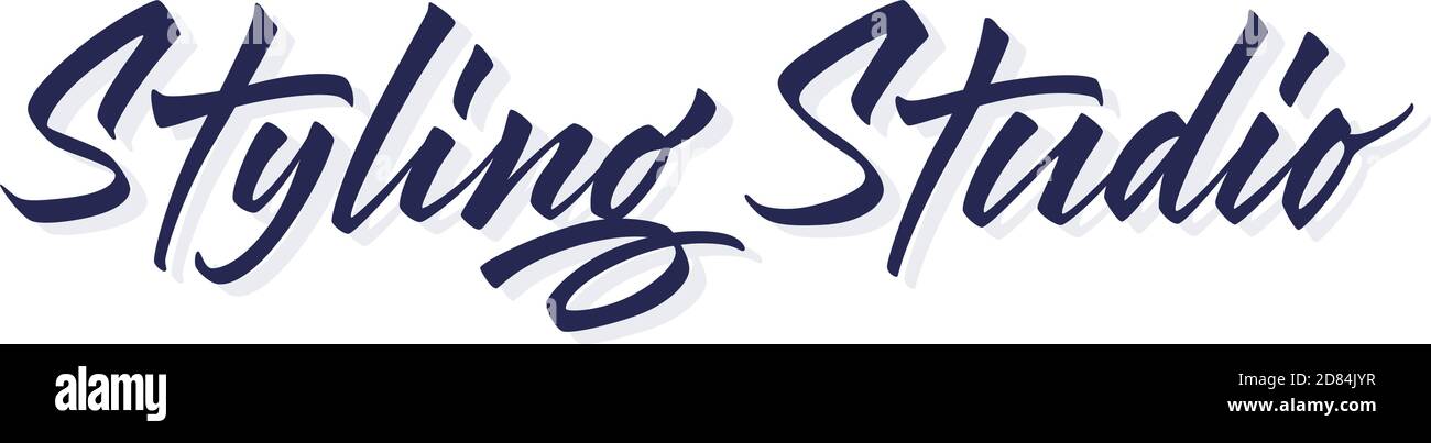 Styling Studio vector lettering Stock Vector Image & Art - Alamy