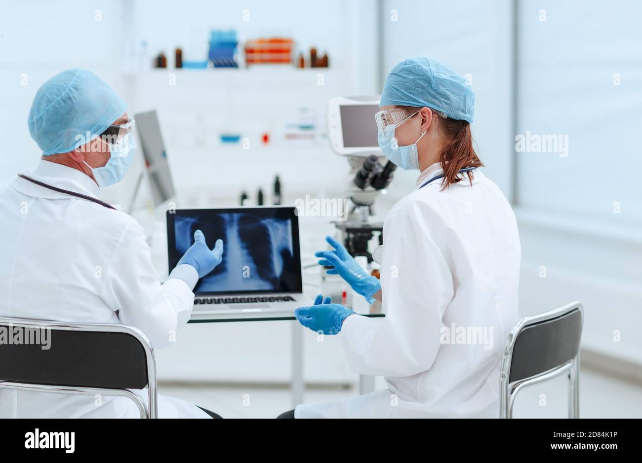 close up. doctors discussing a chest x-ray Stock Photo - Alamy
