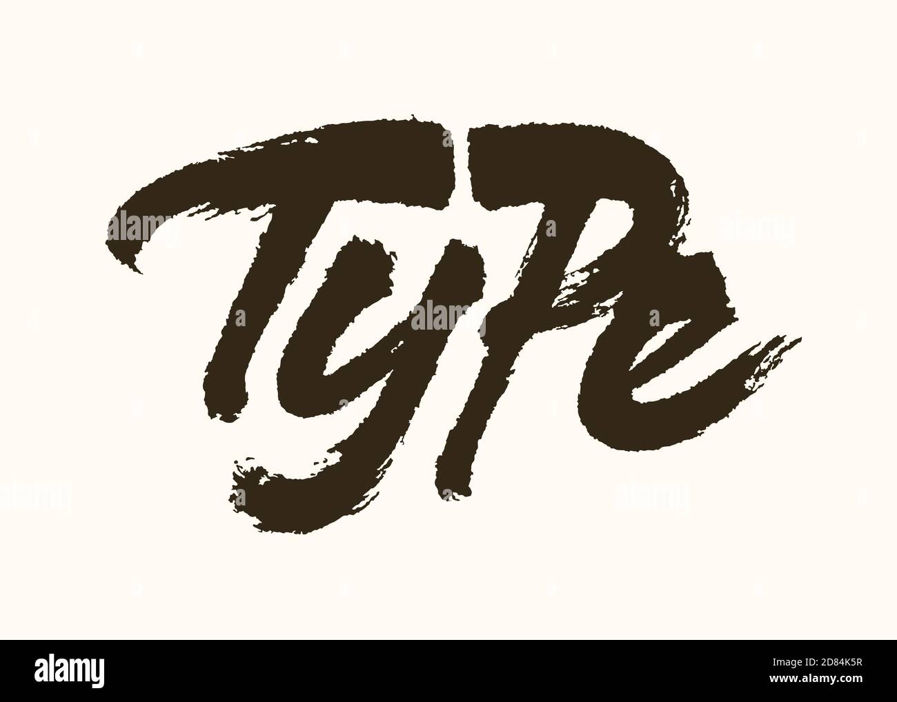 Vector type design Stock Vector Images - Alamy